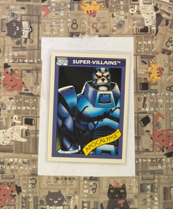 Signature Vintage Louise Simonson APOCALYPSE 1990 Marvel Universe ...