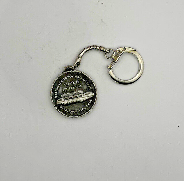 Vintage 1965 Oklahoma National Cowboy Hall of Fame keychain keyring ...
