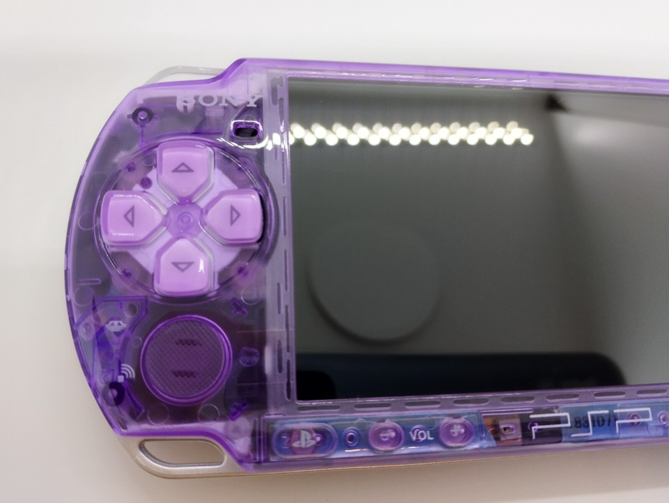 Sony PSP-3000 Playstation Portable Handheld Console Clear purple ...