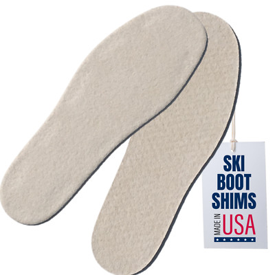 Covey Sports Ski Boot Shim Insoles for Volume Adjustment - 1/8" Thick ...