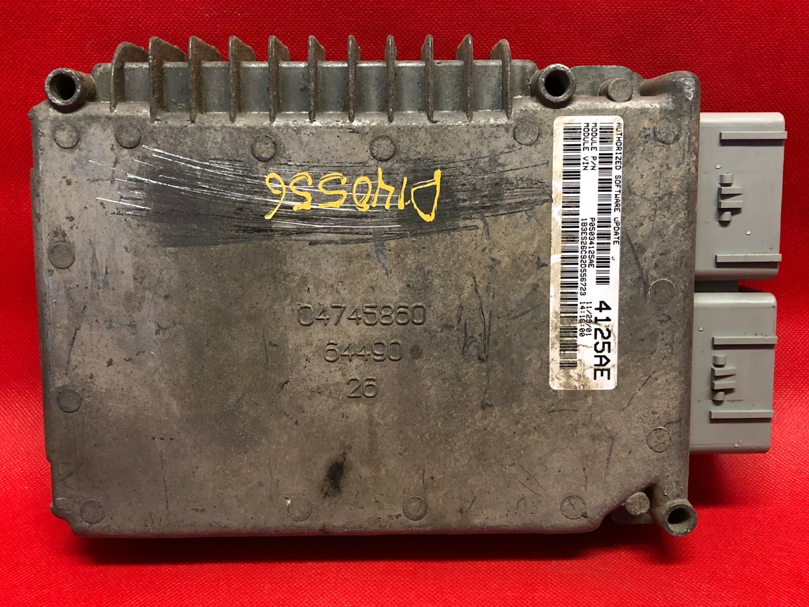 REFLASHED VIN NO SECURITY PLUG & PLAY 02 DODGE NEON ECU ECM MODULE ...