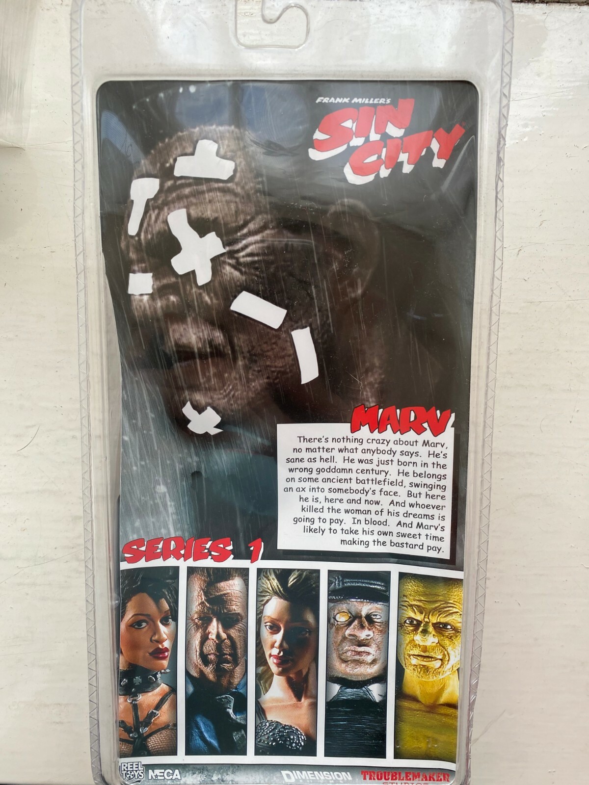 BNIB NECA SIN CITY SERIES 1 ACTION FIGURE MARV COLOUR VERSION TOYFARE ...