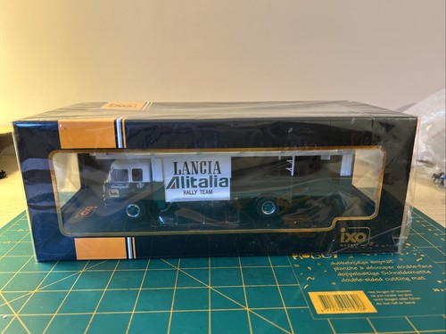 IXO 1/43 FIAT 673 Racing Transporter 1976 Lancing Alitalia Rally Team ...