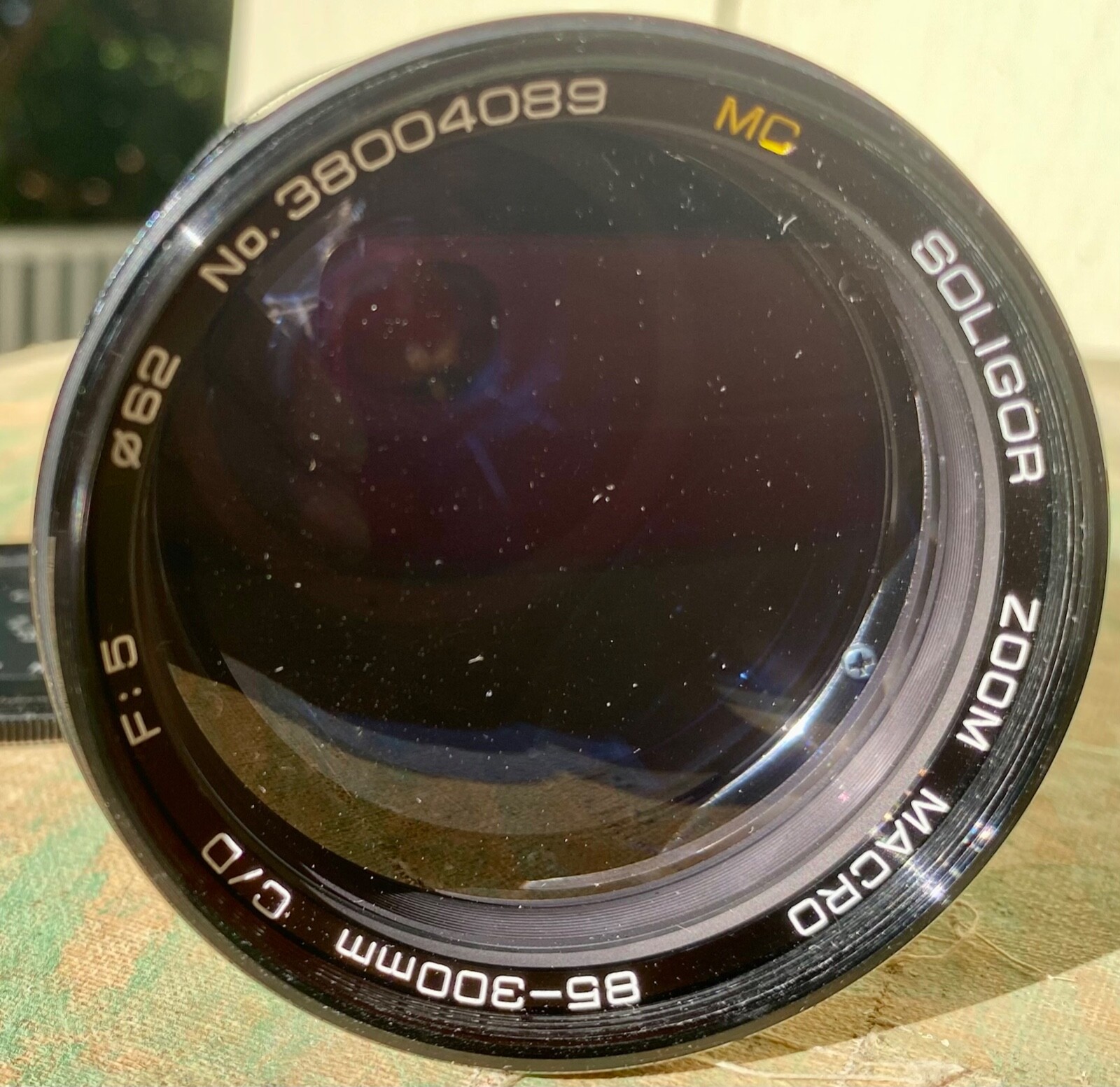 Vintage SOLIGOR Zoom Macro 85-300mm f:5 LENS CANON C/FD MOUNT with Case ...