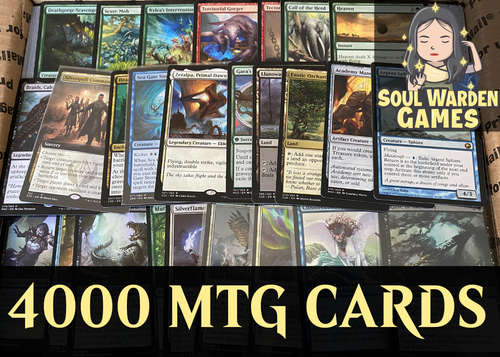 4000+ MAGIC THE GATHERING MTG CARD LOT INSTANT COLLECTION WITH RARES ...