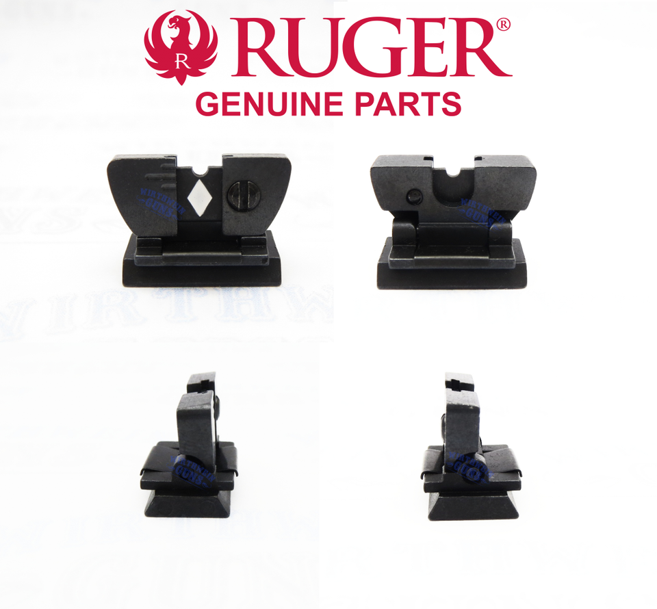 Ruger Adjustable Rear Sight BLACK LINES 10-22 Folding dovetail mount ...