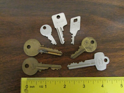 7 Vintage Keys COLE & Others Made In USA, Canada, UK. | eBay