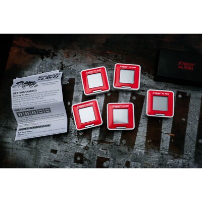 Scrabble Flash Electronic Board Game 5 Game Tile Pieces w/ Case ...