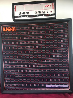 WEM ER40 AMPLIFIER & STARFINDER 4 X 12 CABINETWITH 4 16OHM CRESCENDOS ...