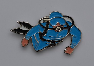 SCUBA Diver Quality Enamel Pin Badge | eBay
