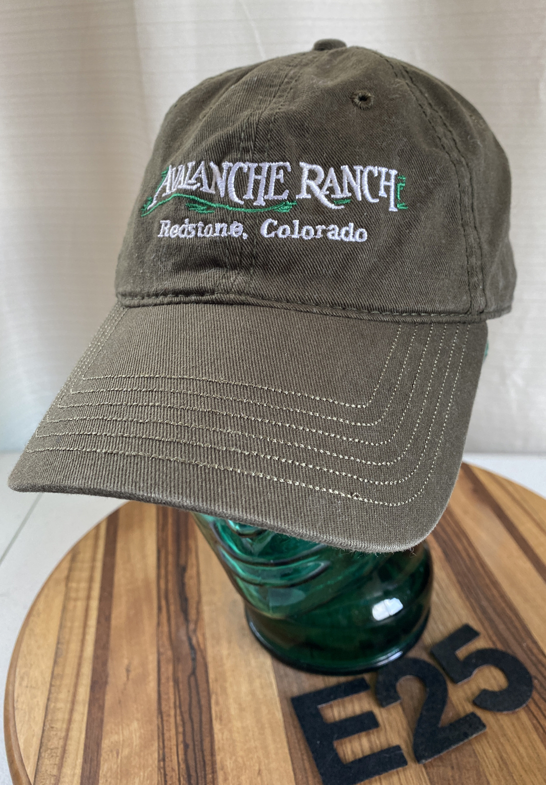 AVALANCHE RANCH, REDSTONE COLORADO HAT DARK GREEN ADJUSTABLE VGC E25 | eBay