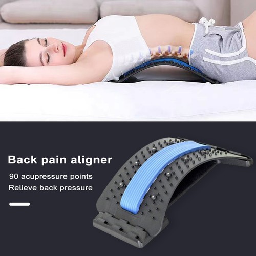 Portable Back Stretcher Acupuncture Massage for Pain Lumbar Traction ...