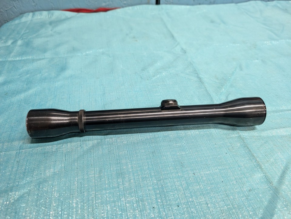 Vintage Weaver 1” K4 60 4X Rare Post Reticle Blued Steel Rifle Scope ...