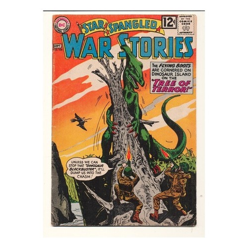 Star Spangled War Stories #104 - 1952 series DC comics Fine minus [z ...