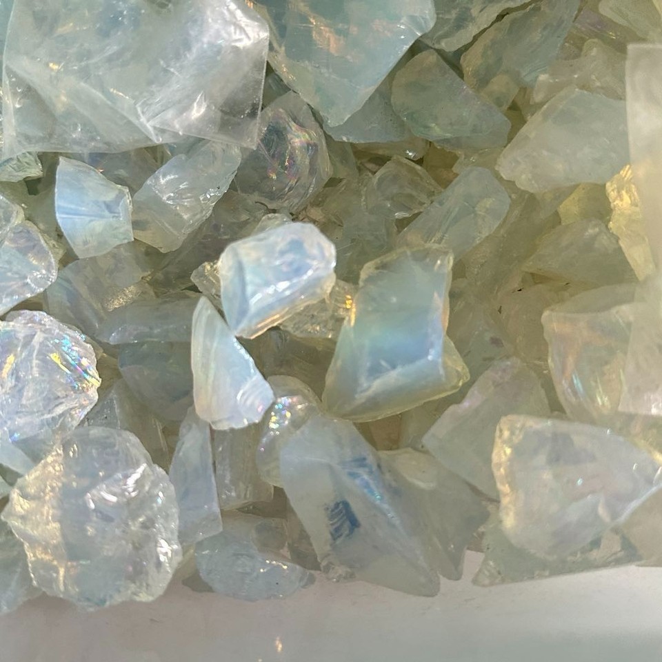 20g+ Random White Opal Crystal Gravel Mineral Quartz Healing Decor ...