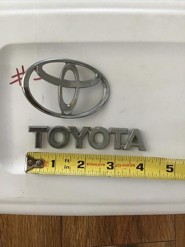 Toyota grill emblem badge decal logos front OEM Genuine Original | eBay