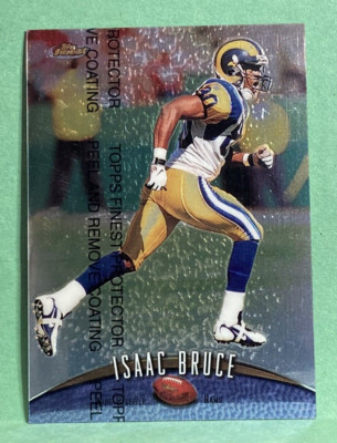 1998 Topps Finest ISAAC BRUCE Card #25 Rams HOF | eBay
