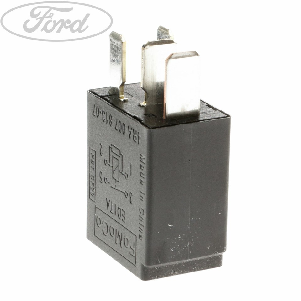 Genuine Ford Mondeo Galaxy Transit Mk7 Relay 20 AMP Black Hella 4 Blade ...