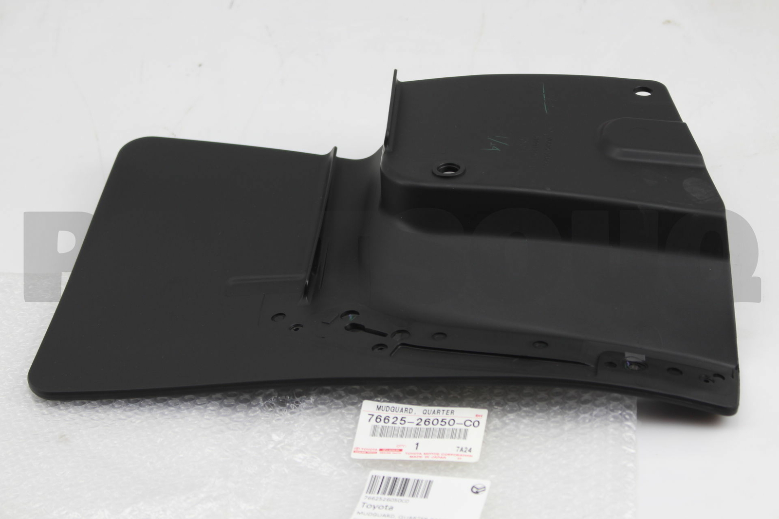 7662526050C0 Genuine Toyota MUDGUARD, QUARTER PANEL, REAR RH 76625 ...