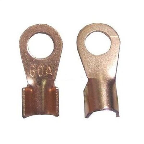5Pcs Copper Lug Cable Connector Terminal Jointing Sleeve 60A Ic New nu ...