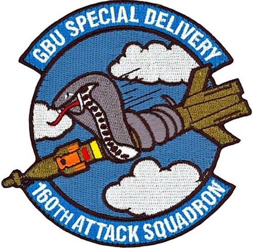 USAF 160th ATTACK SQUADRON -GBU-38 JOINT DIRECT ATTACK MUNITION ...