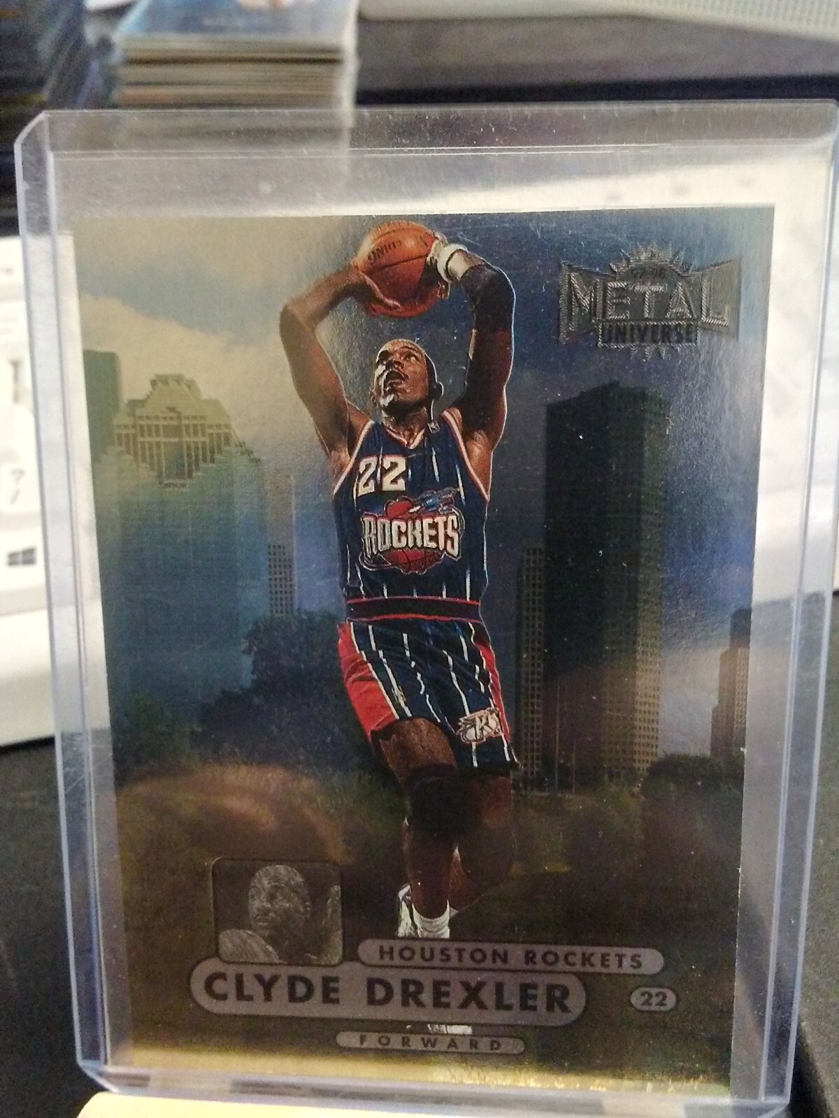 1997-98 Fleer Metal Universe #51 Clyde Drexler -Houston Rockets- | eBay