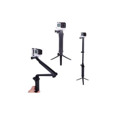 3-WAY FOLDABLE FLOATING GRIP TRIPOD SELFIE STICK W MINI TRIPOD for ...