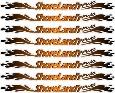 SHORELAND'R TRAILER DECALS STICKERS CALCOMANIAS (SET OF 2) 1 PAIR | eBay