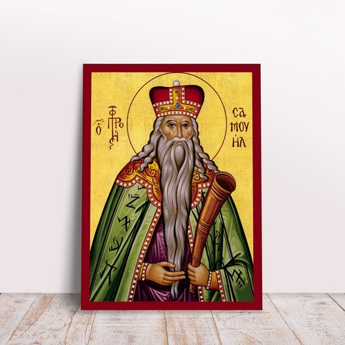 Saint Prophet Samuel Greek Byzantine Orthodox Christian handmade icon ...
