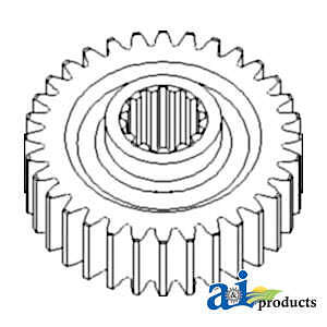 Gear 381506R1 fits Case 3288 3388 3488 3688 5088 5288 5488 6388 706 ...