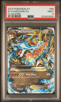 2014 POKEMON XY FLASHFIRE #69 M CHARIZARD EX FLASHFIRE PSA 9 MINT | eBay
