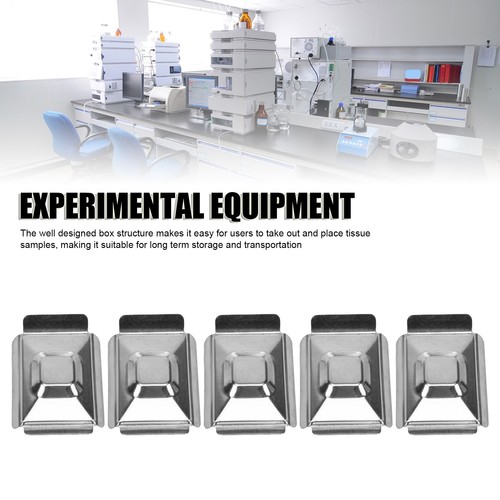 5x Sample Embedding Box Base Mold Stainless Steel For Tissue Processing ...