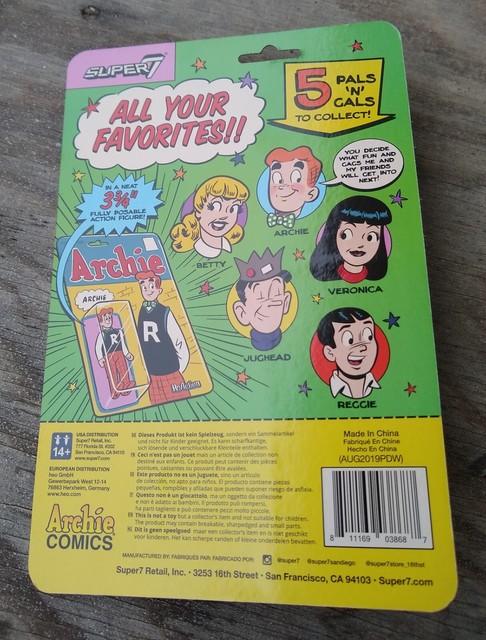 Super7 Betty Archie Reaction Action Figure for sale online | eBay