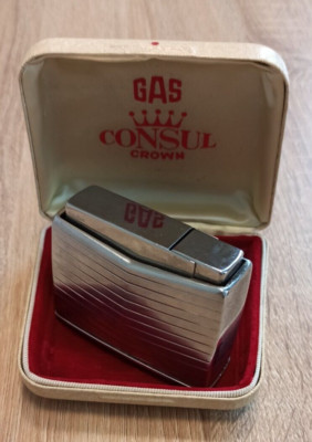Consul Crown. Antique gas lighter. 1970-80 good condition | eBay UK