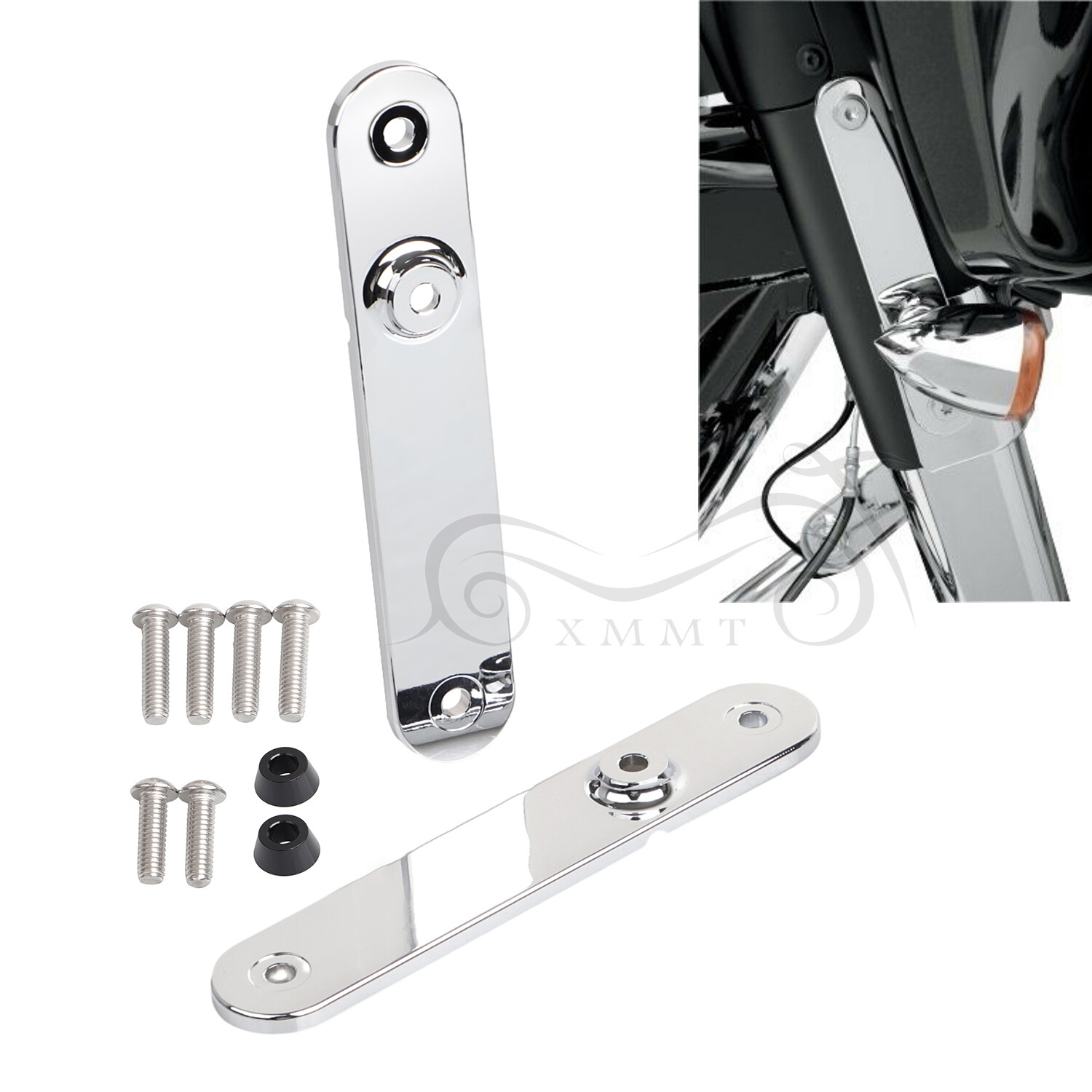 Front Turn Signal Relocation Kit For Harley Touring 97-13 Electra ...
