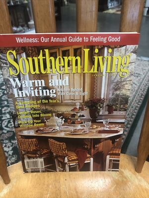 Vintage Southern Living Magazine - January 2001 Warm and Inviting | eBay