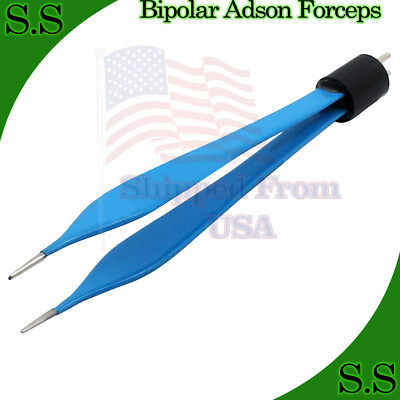 Bipolar Micro Adson Forceps Foot Activated ReUsable Electrosurgical ...