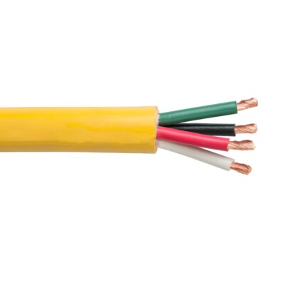 500' 10/4 SOOW Yellow Portable Power Cable Flexible CPE Jacket (25 Amp ...