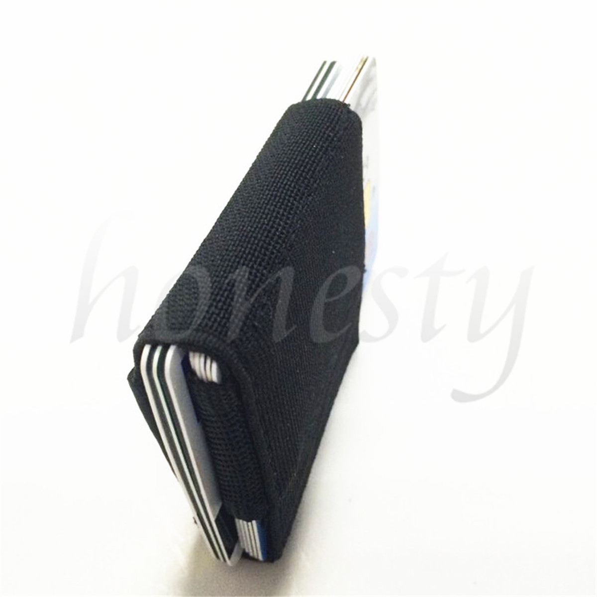 Men Mini Wallet Elastic Credit ID Card Cash Holder Key Bag Coin Purse ...