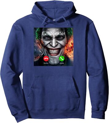 Humor Horror Incoming Call From Evil Jonkler Unisex Hooded Sweatshirt ...