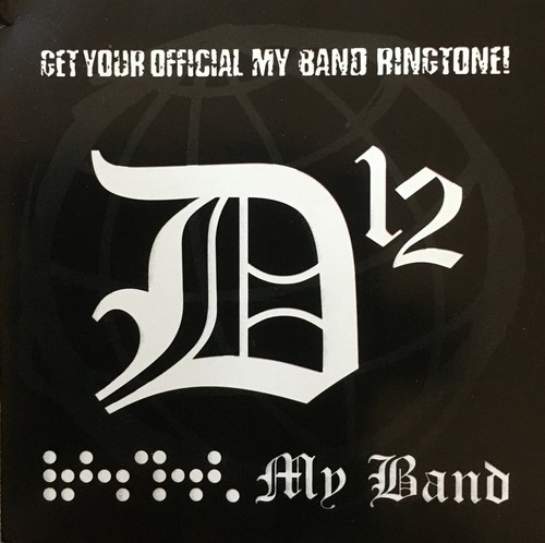 D12 / Eminem My Band Australian CD Single – DISC IS LIKE NEW | eBay ...