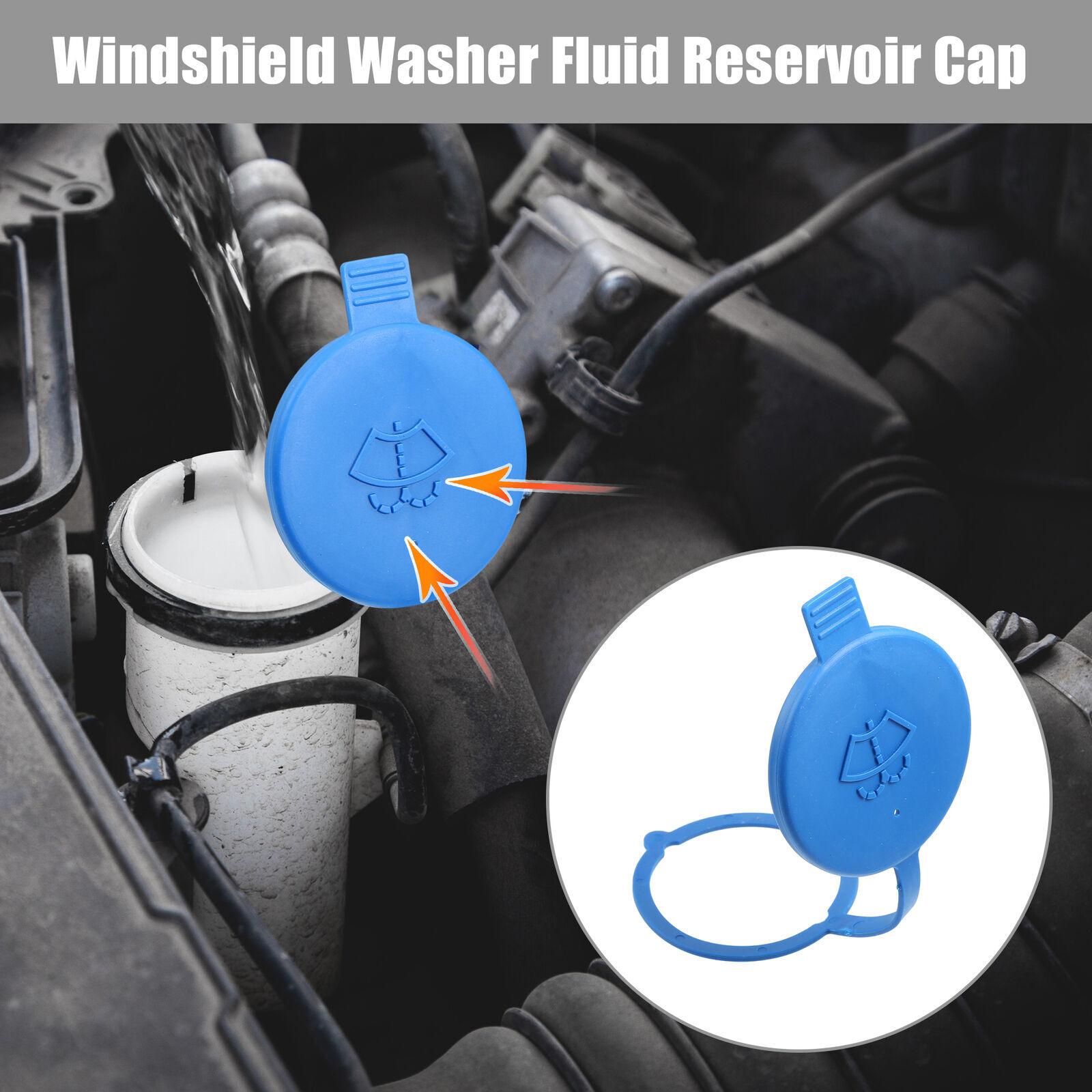 1pc For Mercedes-Benz OEM Wiper Washer Fluid-Reservoir Tank Cap Lid ...