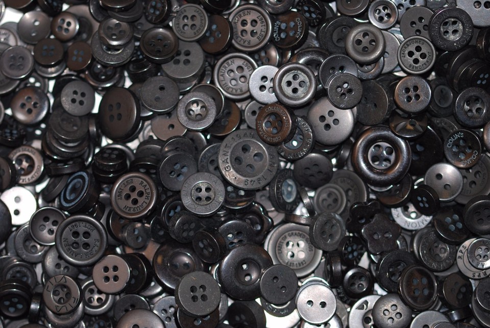 Various Small Buttons Mix Sizes & Weights - Bags Assorted Colours 8mm ...