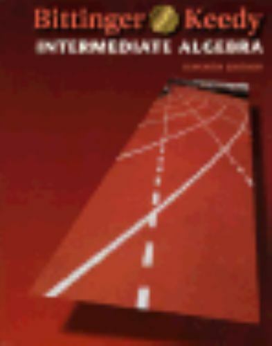 Intermediate Algebra 9780201595628 | eBay