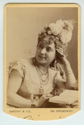 1866-70 CDV French Actress & Opera Singer Marie Aimée by Napoleon ...