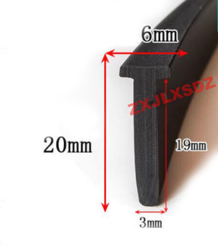 1 Meter T rubber gasket solar panel seal strip caulking strip gap ...