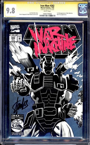 IRON MAN 281, 282, 283 CGC SIG SERIES 9.8 WP STAN LEE BOB WIACEK 1ST ...