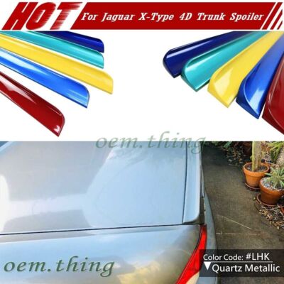 2001-2008 Fit FOR Jaguar X Type Rear Trunk Lip Spoiler PAINTED #MDZ | eBay