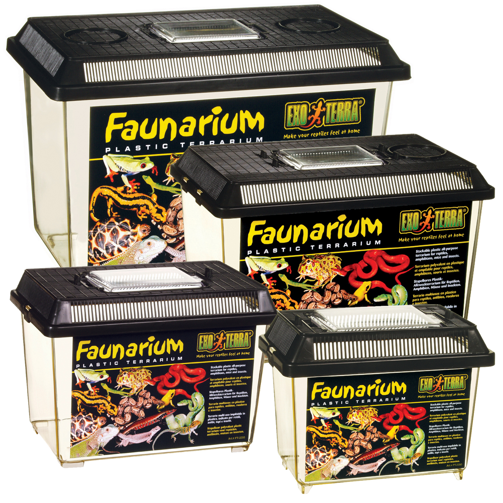 EXO TERRA FAUNARIUM PLASTIC TERRARIUM REPTILE SNAKE INSECT SPIDER ...