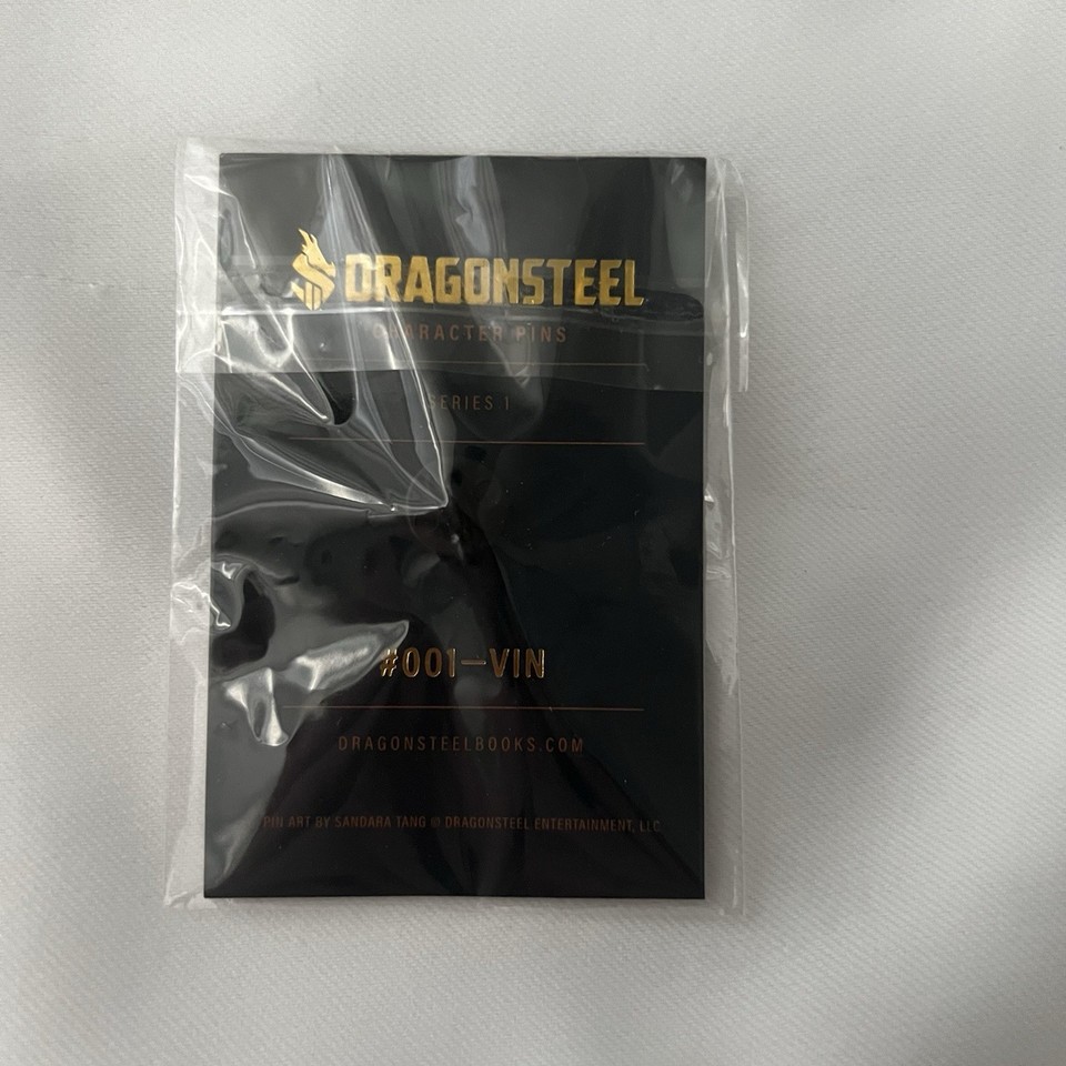 Cosmere Character Pin Series 1 - Vin #001 - Dragonsteel - Brandon ...